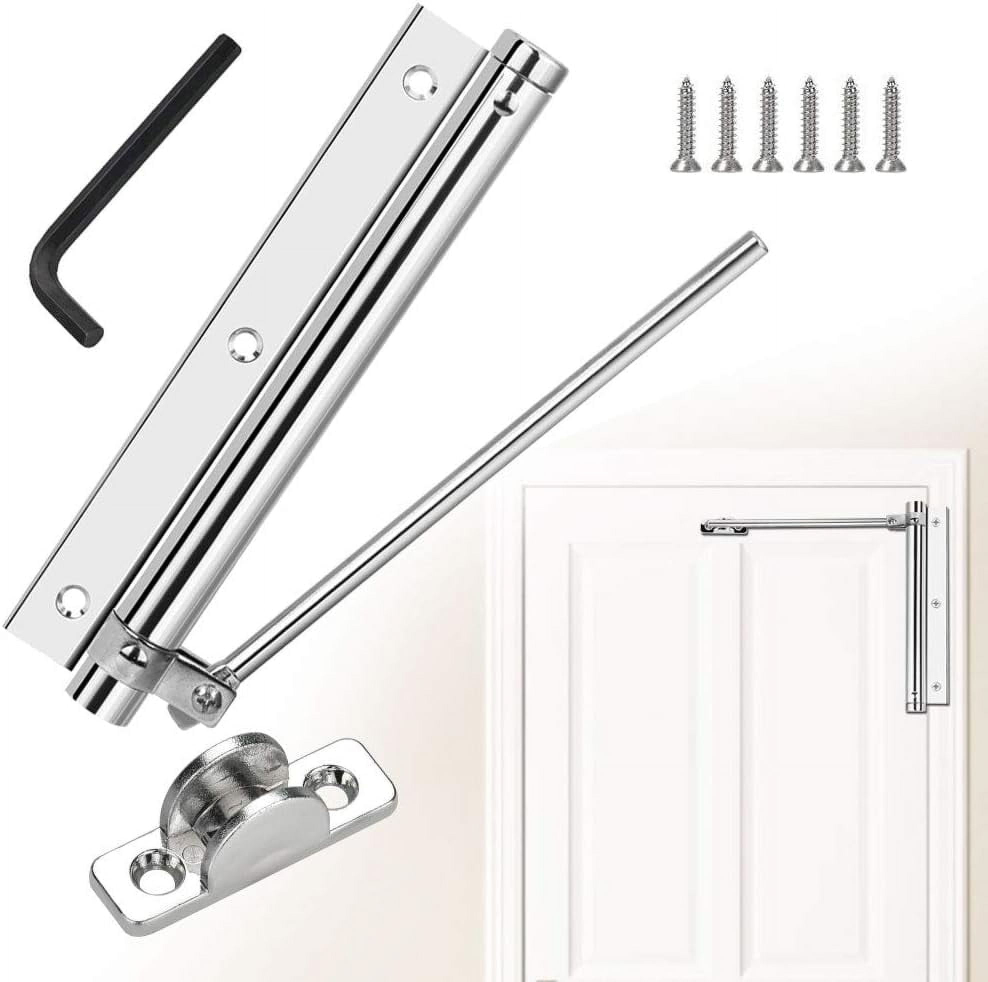 Adjustable Aluminum Alloy Spring Door Closer Anti Rust Automatic Door ...