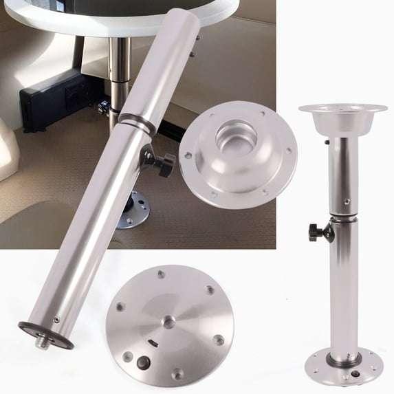 Adjustable Aluminum Table Pedestal, 55LBS Load Detachable Lockable ...