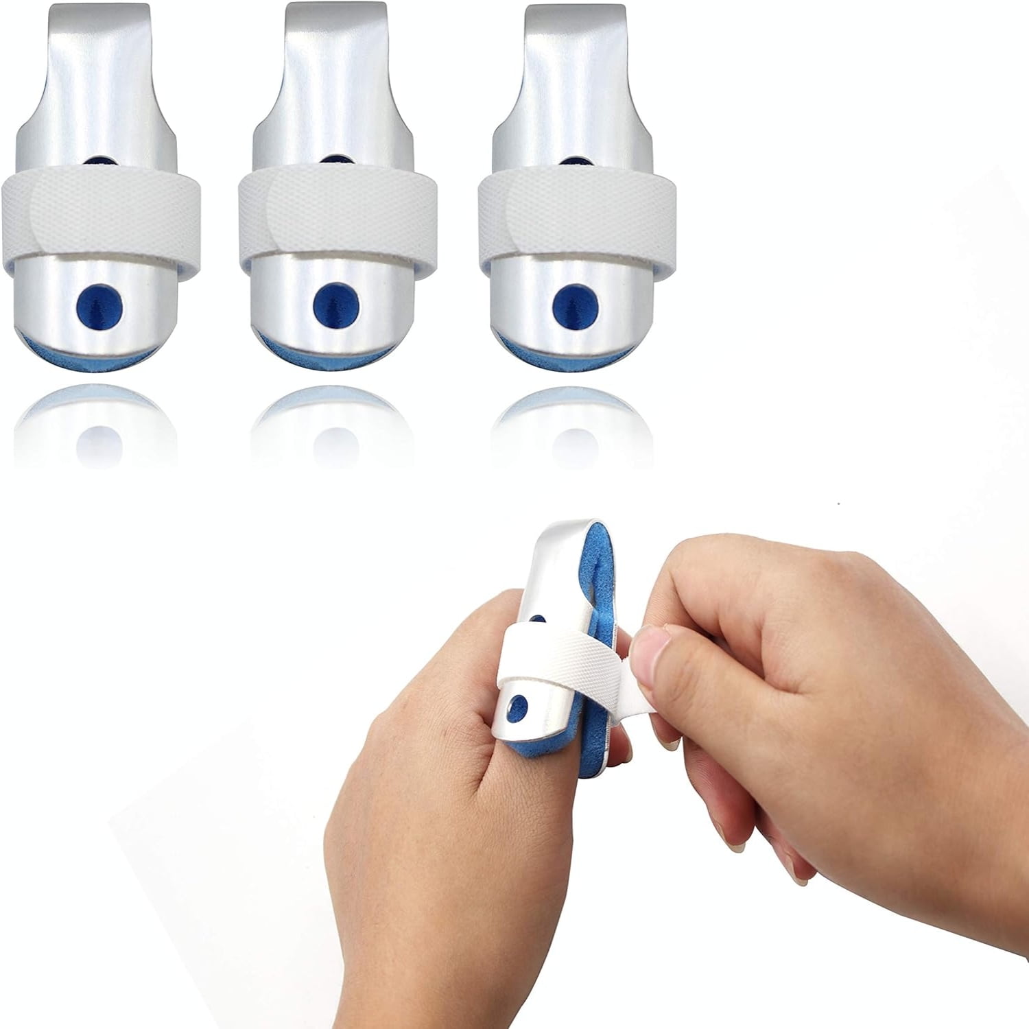 Adjustable Aluminum Trigger Finger Splint - Support Brace for Promoting ...