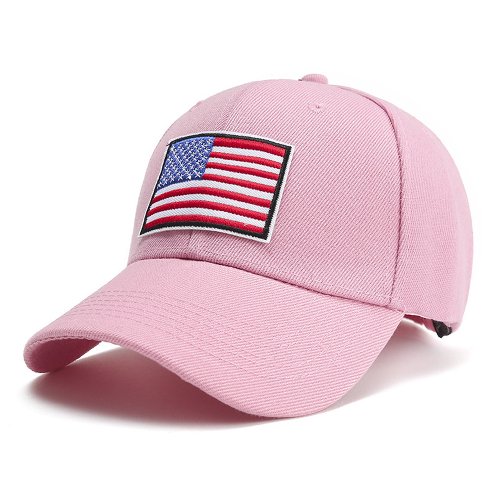 Adjustable American Flag Baseball Cap Washed Cotton Patriotic Sun Hat ...