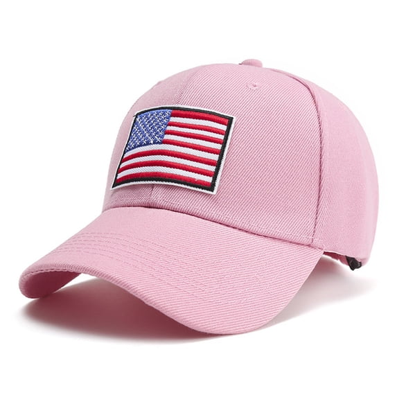 Adjustable American Flag Baseball Cap Washed Cotton Patriotic Sun Hat ...