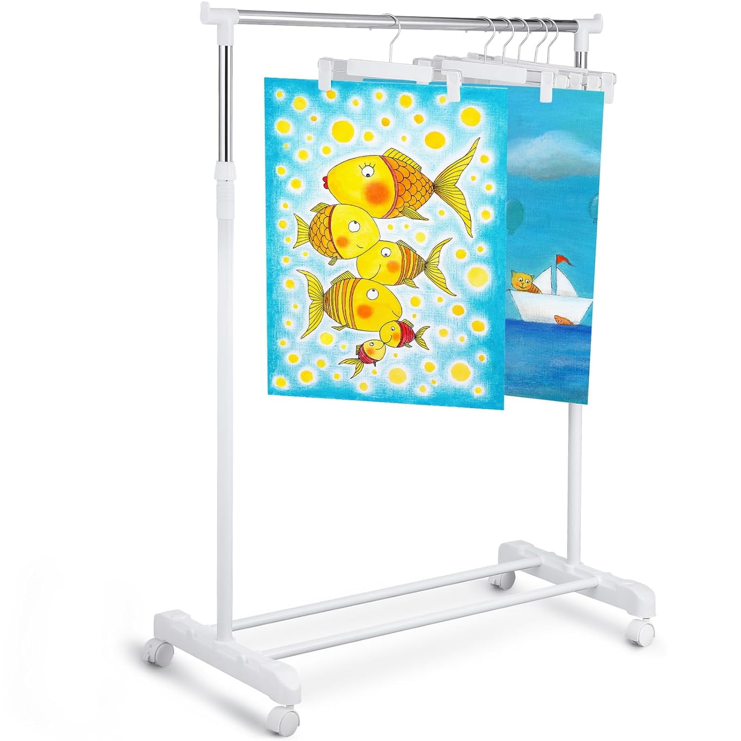 Adjustable Anchor Chart Storage Rack Blueprint Vertical Poster Holder ...