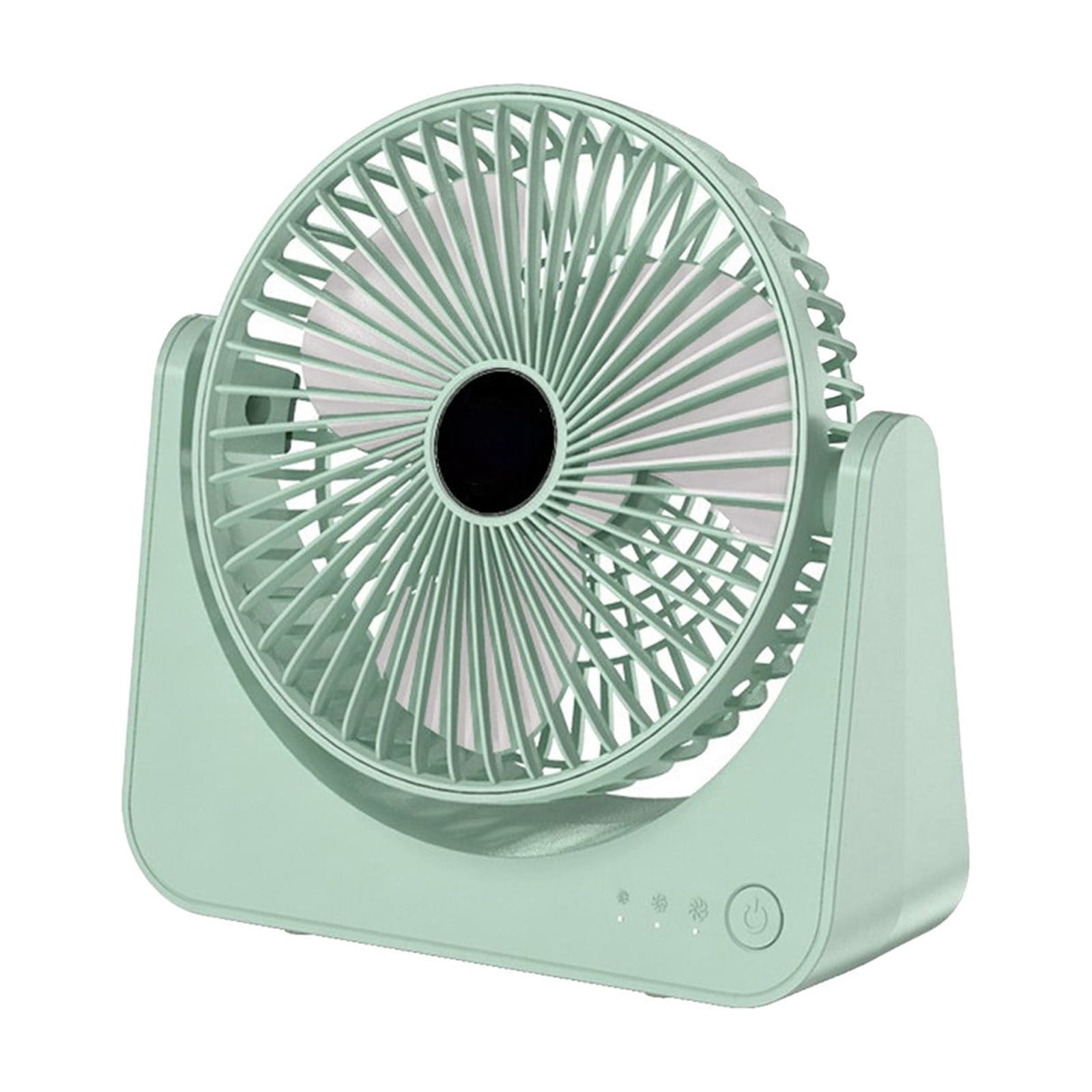 Adjustable Angle Desk Fan, 3 Speed Adjustable Powerful Airflow Lasting ...