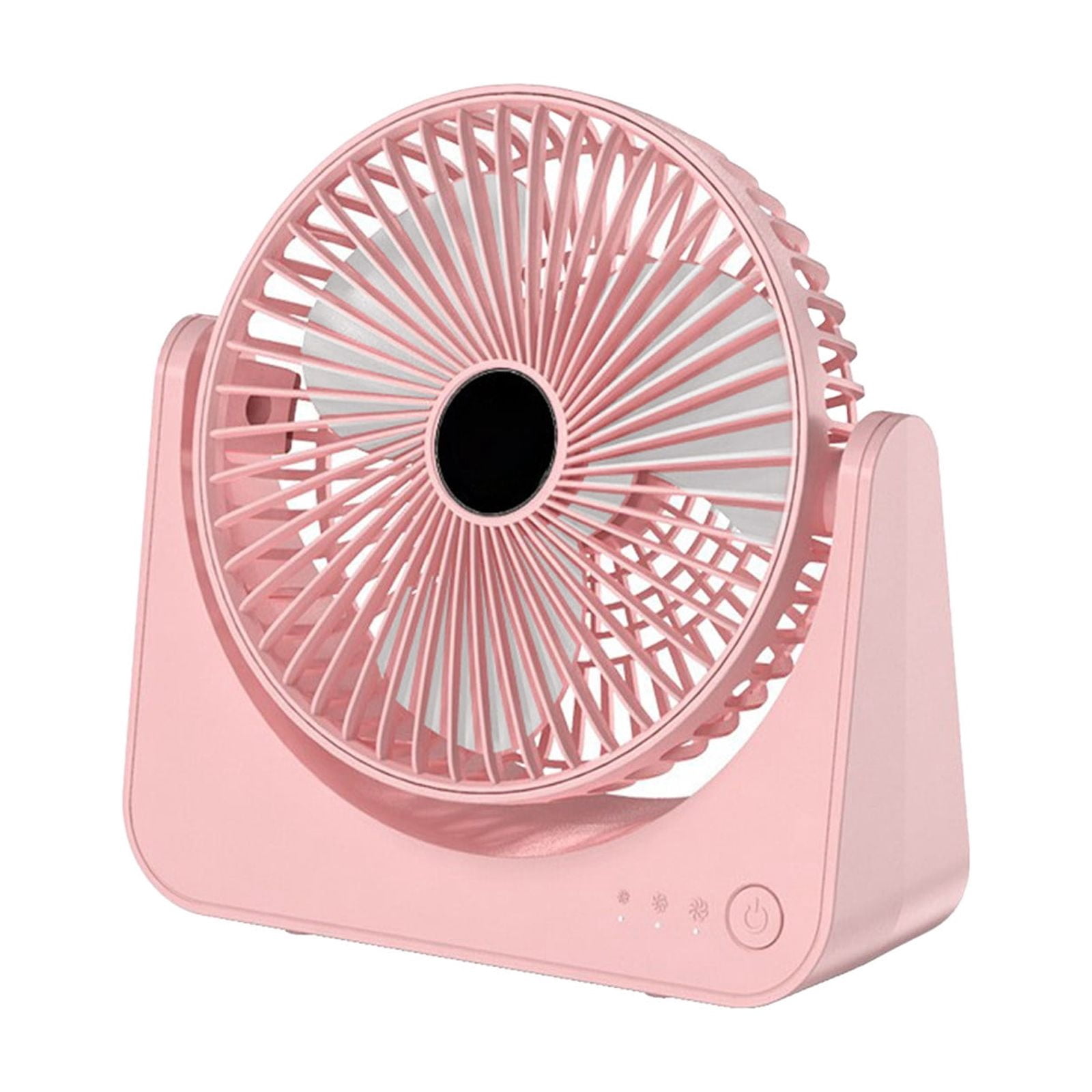 Adjustable Angle Desk Fan, 3 Speed Adjustable Powerful Airflow Lasting ...