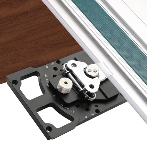 Adjustable Angle Track Saw Square with -60° to 60° Positive Stops ...