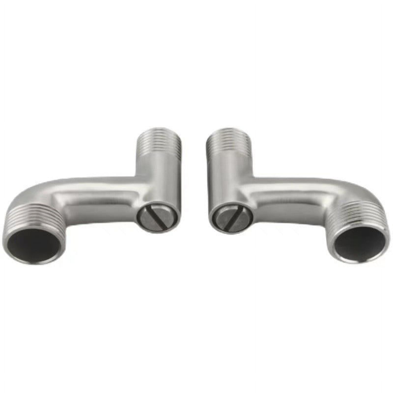 Adjustable Angle Valve Replacement Shower Faucet Adapter Part Stainless ...