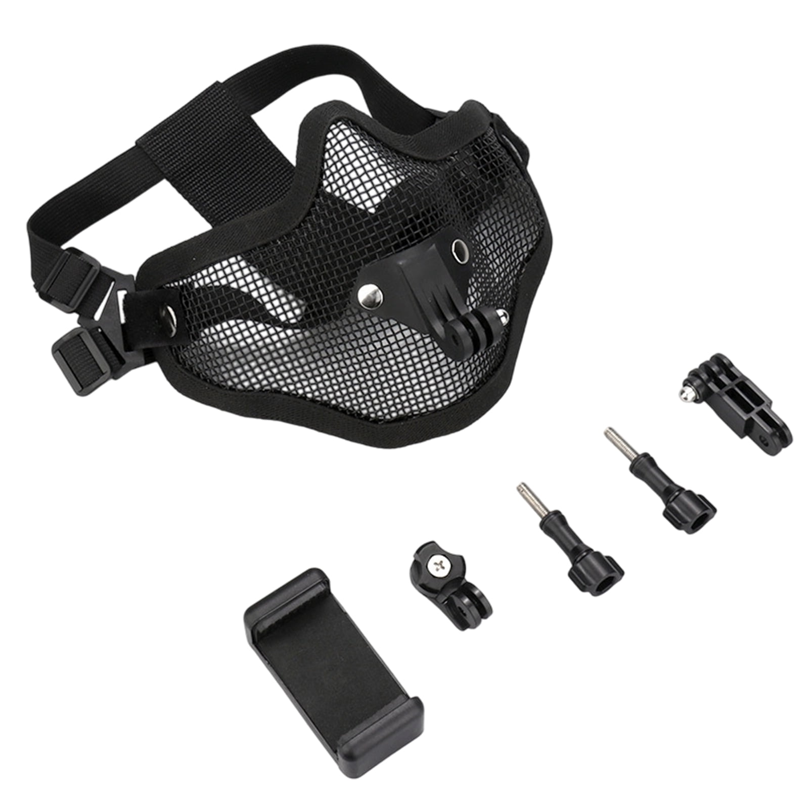 Adjustable Angled Secure Mask Mount for Action Camera Lightweight ...