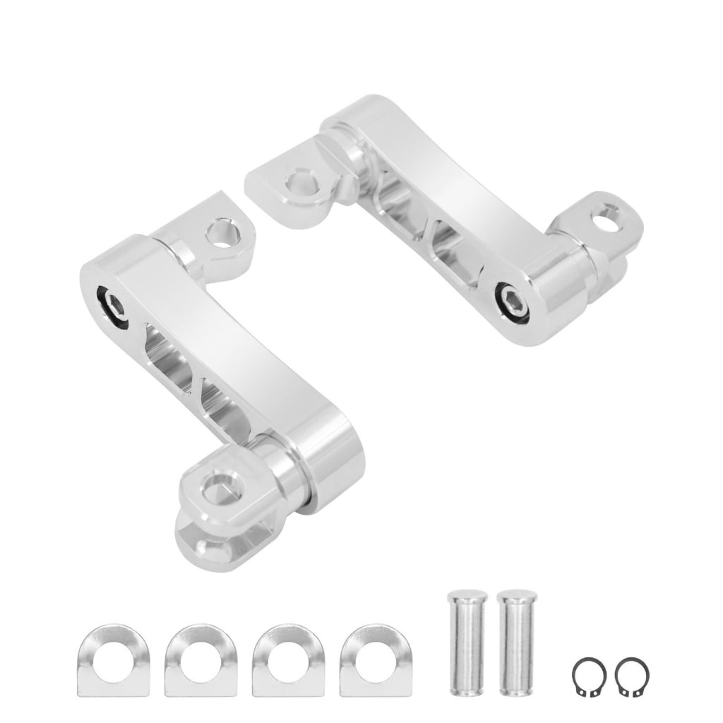 Adjustable Angles Motorcycle Footrest Support Foot Peg Stand for Long ...