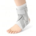 Adjustable Ankle Brace with Side Stabilizers, Figure-8 Straps ...