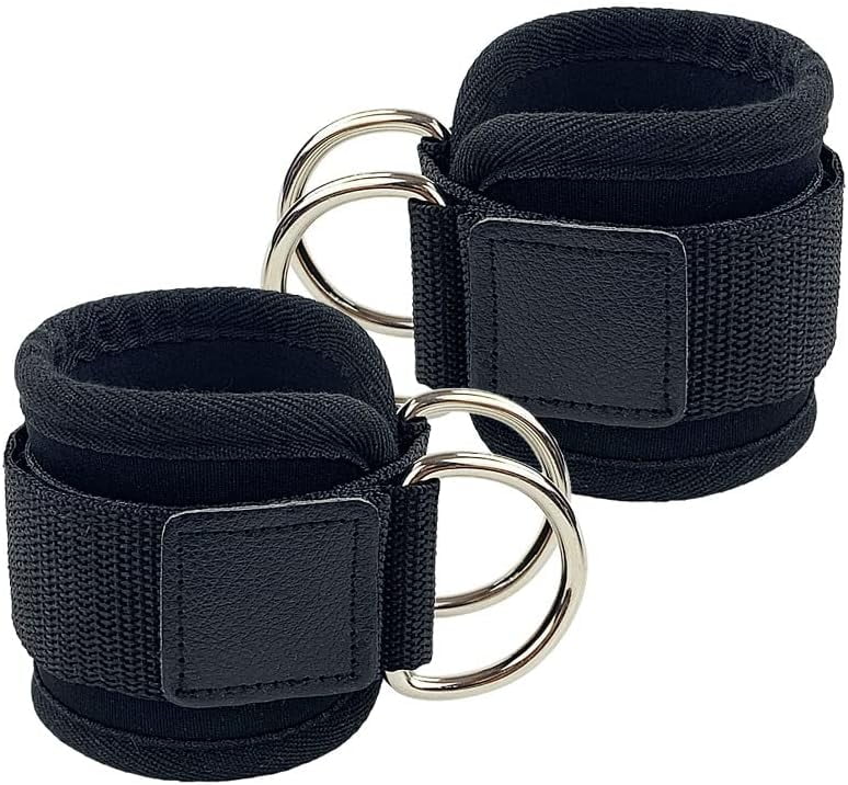 Adjustable Ankle Strap with Double D-Rings and Neoprene Support Ankle ...