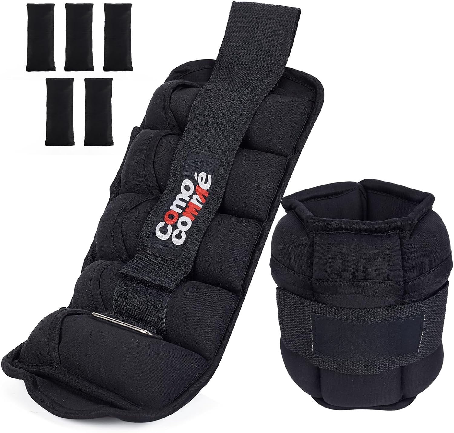 Adjustable Ankle Weights, 2 3 5 lb 1 Pair Strength Wrist Arm Weights ...