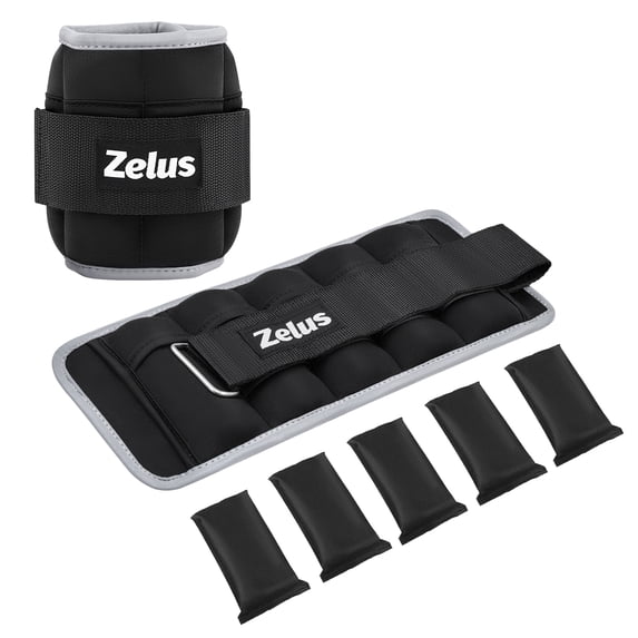 Adjustable Ankle Weights, 2 4 6 8 10 lb Modularized Leg Weight Straps ...