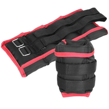 Adjustable Ankle Weights 1-5 LBS Pair with Removable Weight for Jogging ...