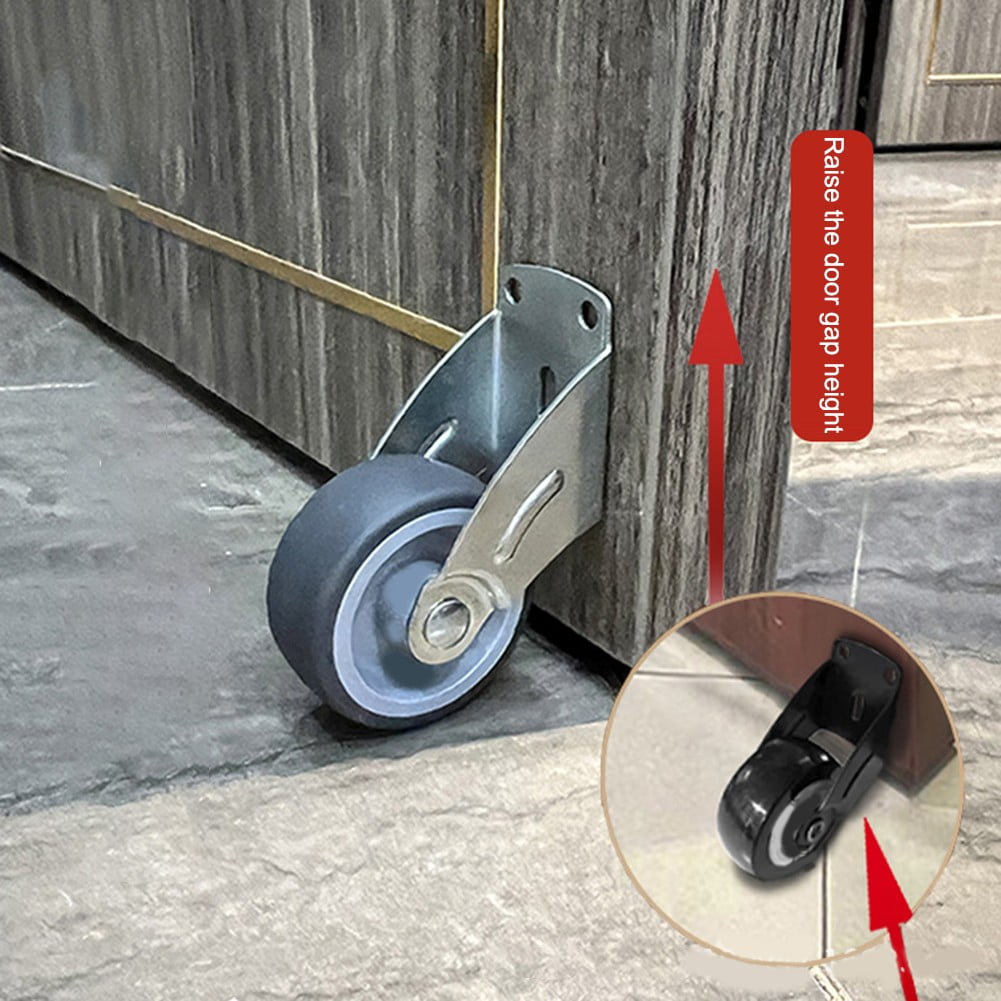 Adjustable Anti Droop Door Support Wheel With Rubber Wheels And Steel ...