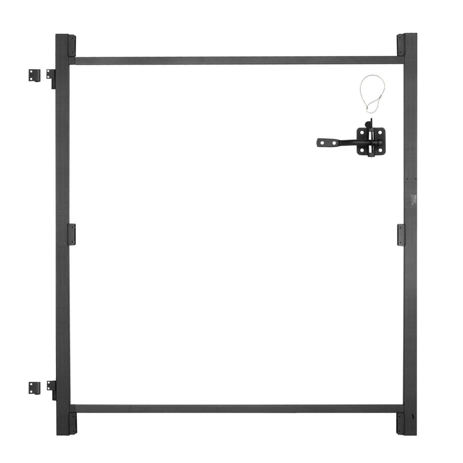 Adjustable Anti Sag Gate Frame Kit Fits 60 to 96 Inch Wide Openings Up ...