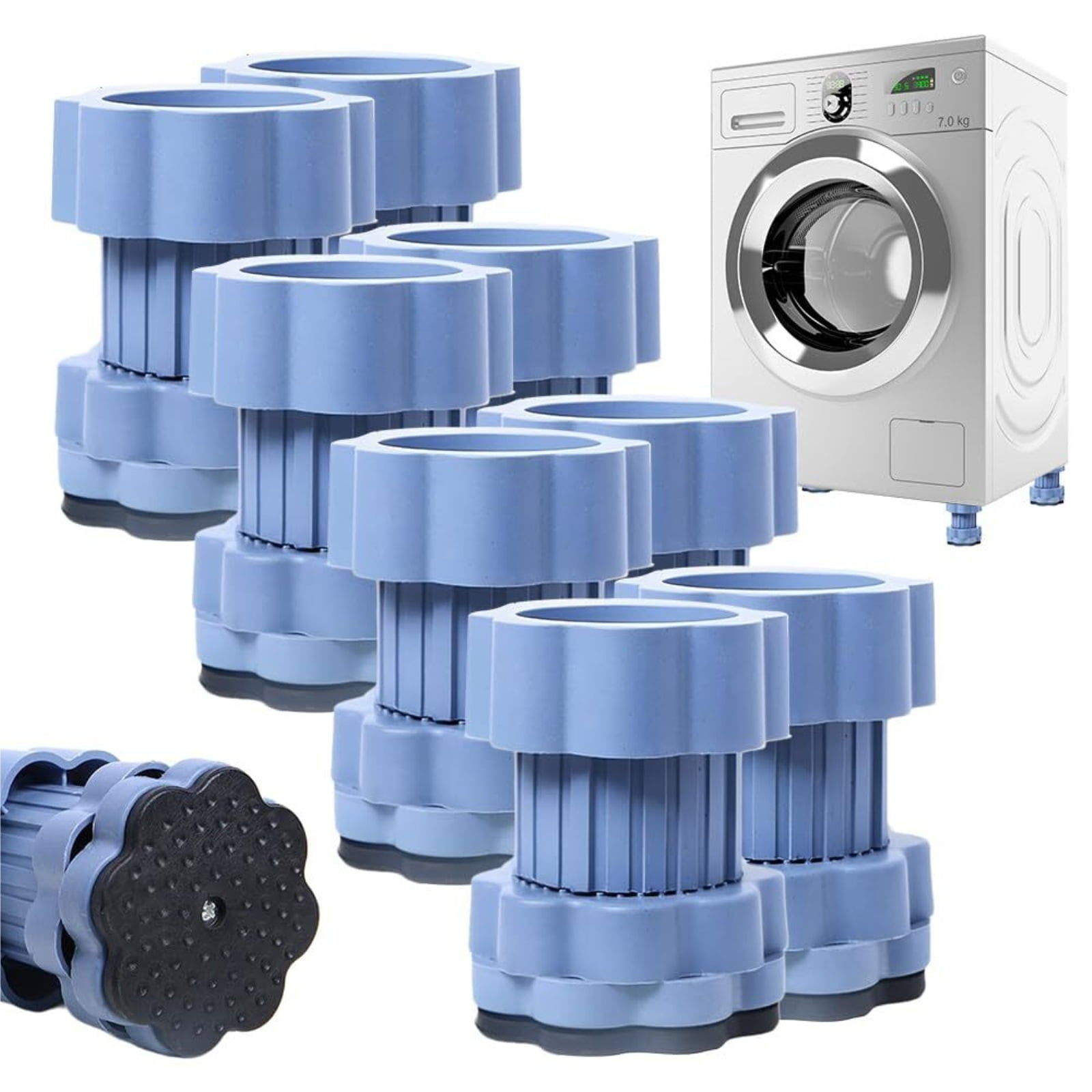 Adjustable Anti Vibration Pads for Washing Machine, Washer Dryer ...