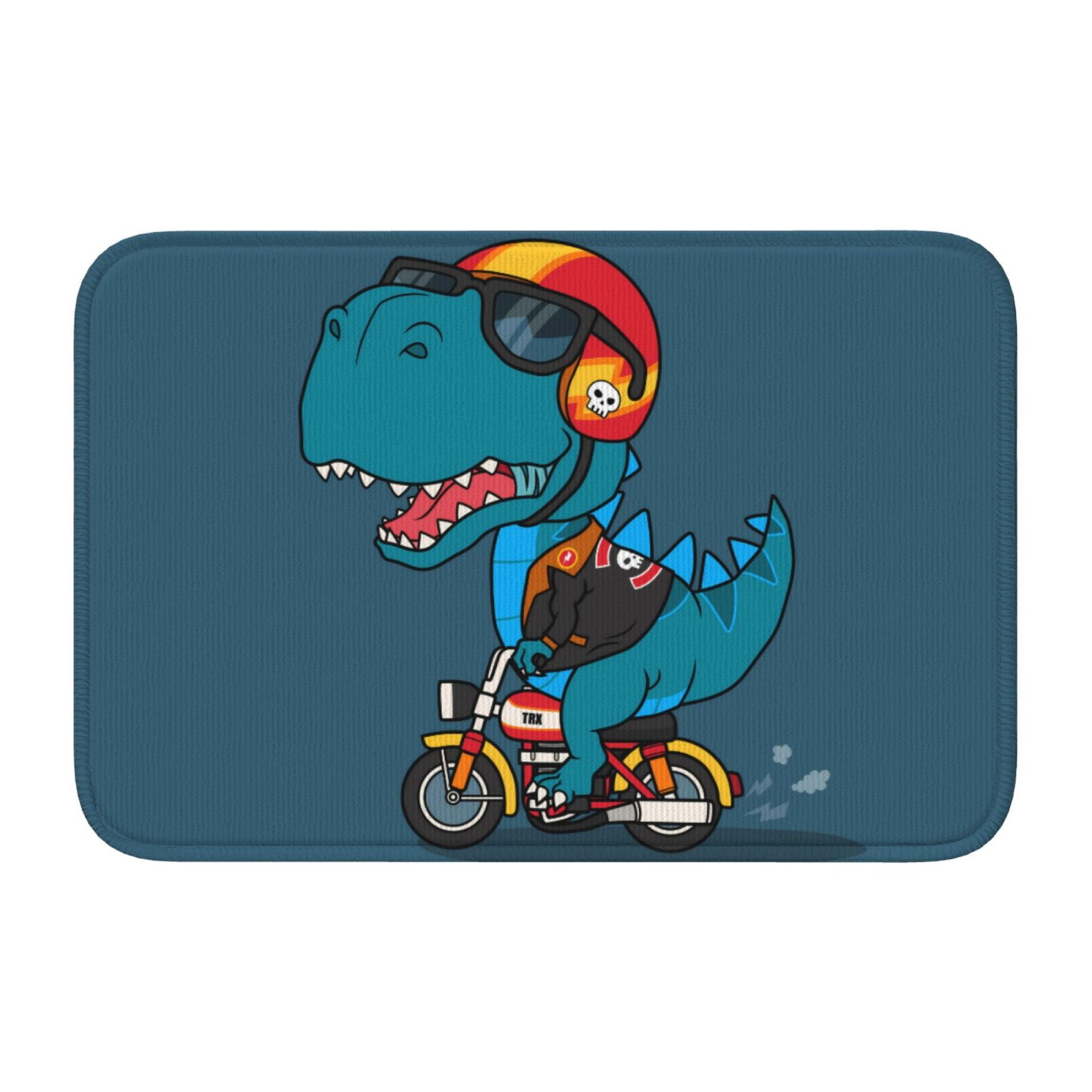 Adjustable Apron - Bib Apron for Men Women, Biker Dinosaur Adventure ...