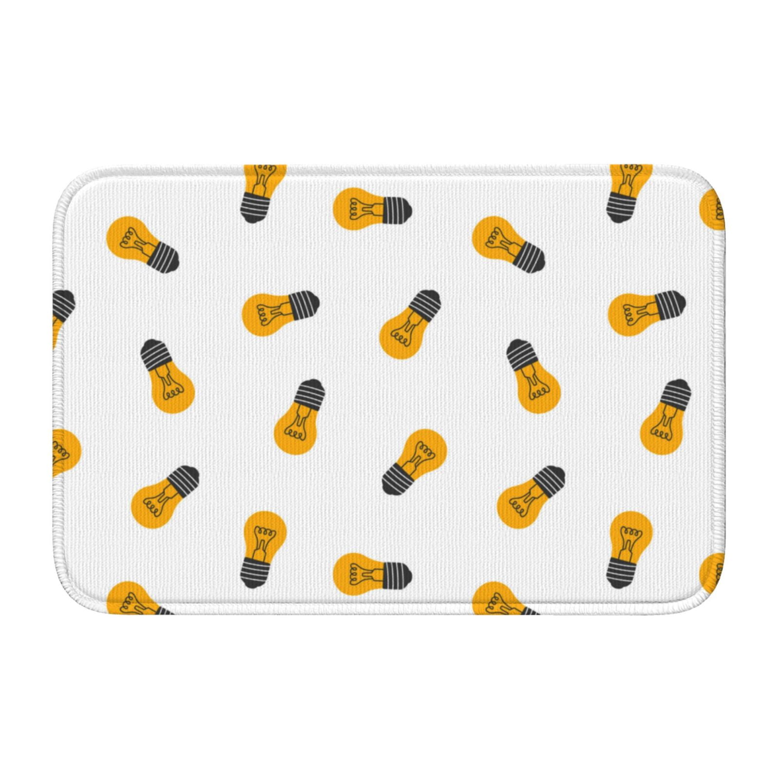 Adjustable Apron - Bib Apron for Men Women, Light Bulbs Pattern white ...