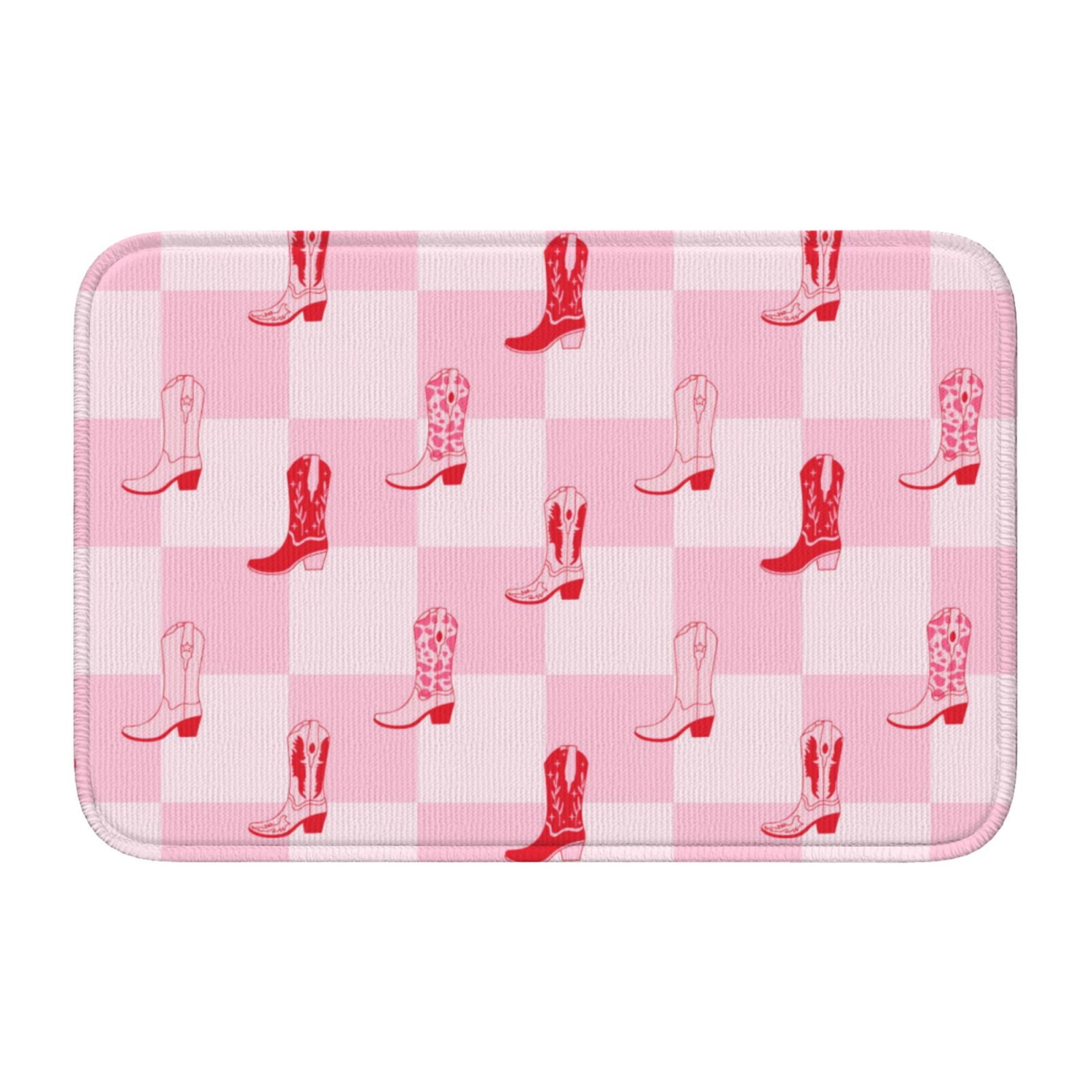 Adjustable Apron - Bib Apron for Men Women, Retro pink Cowgirl boots ...