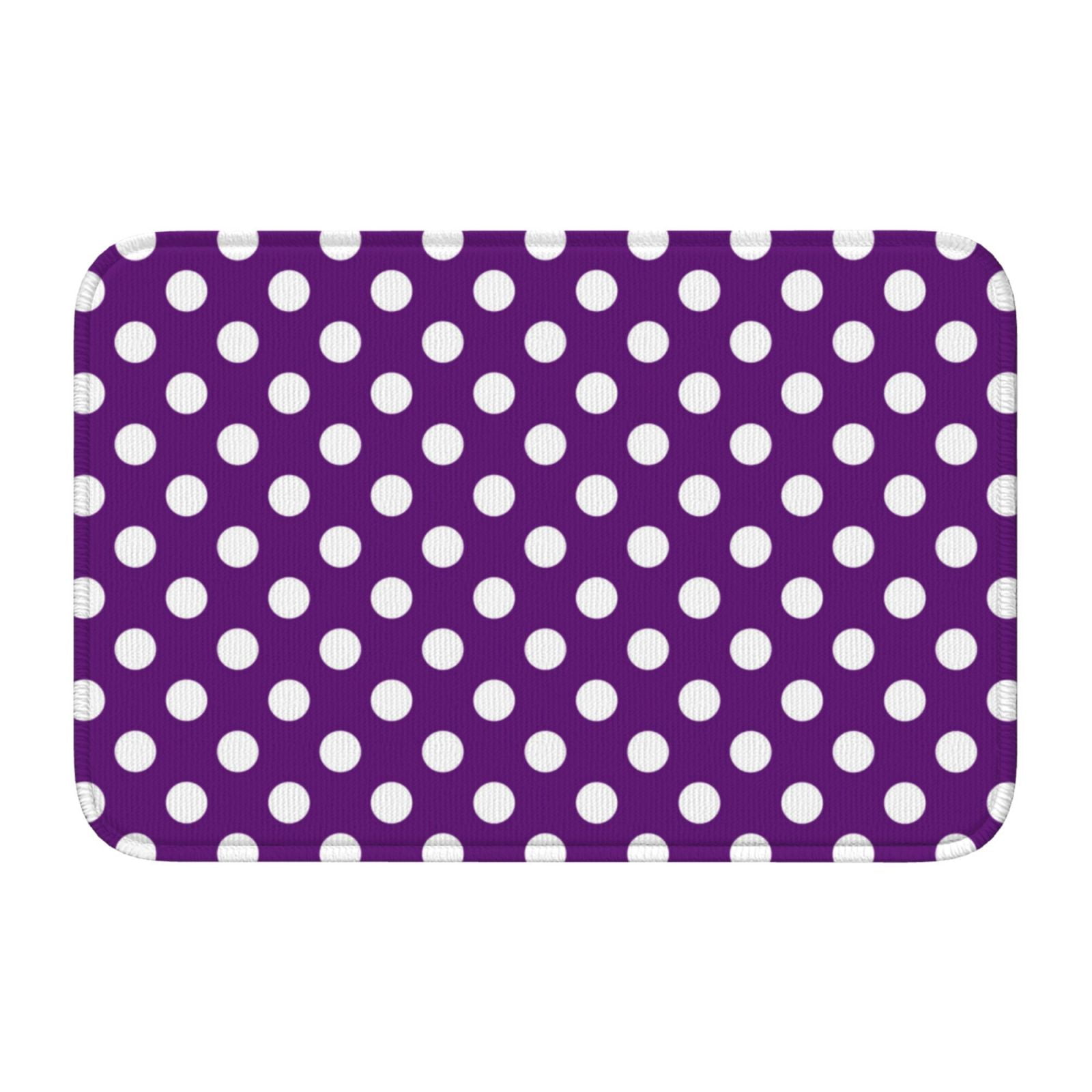 Adjustable Apron - Bib Apron for Men Women, purple polka dot Waterproof ...