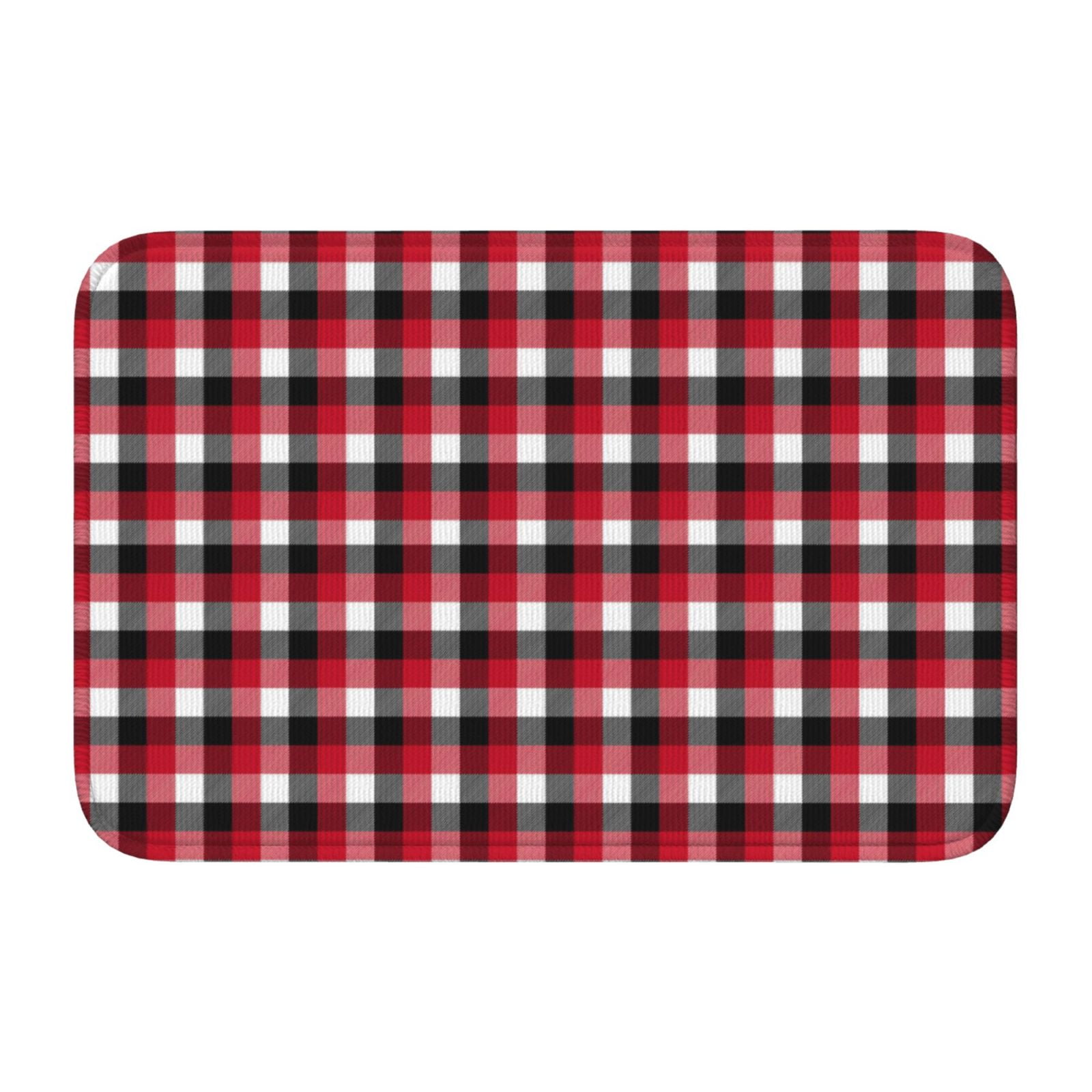 Adjustable Apron - Bib Apron for Men Women, red black buffalo plaid ...