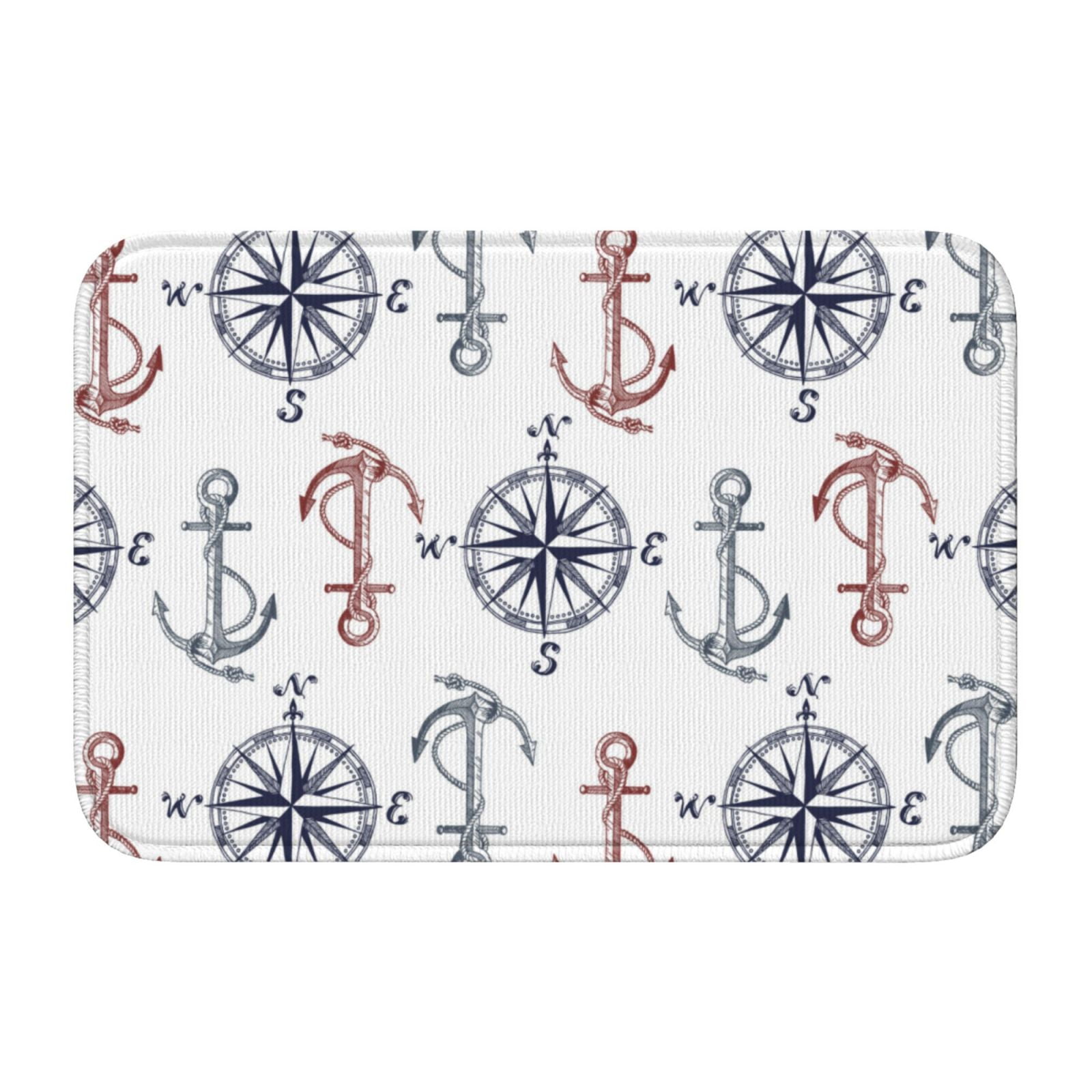 Adjustable Apron - Bib Apron for Men Women, vintage anchors compass ...