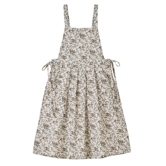Adjustable Apron with Korean Style Floral Print for Cooking Baking and ...