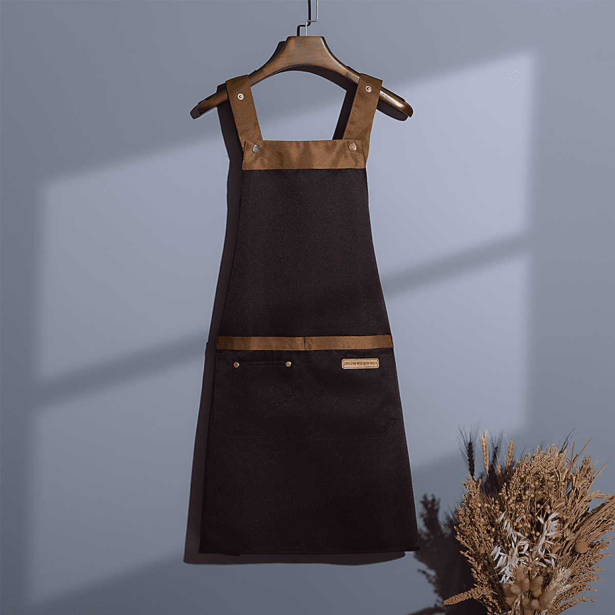 Adjustable Apron with Pockets, Water-Resistant Kitchen Apron for ...