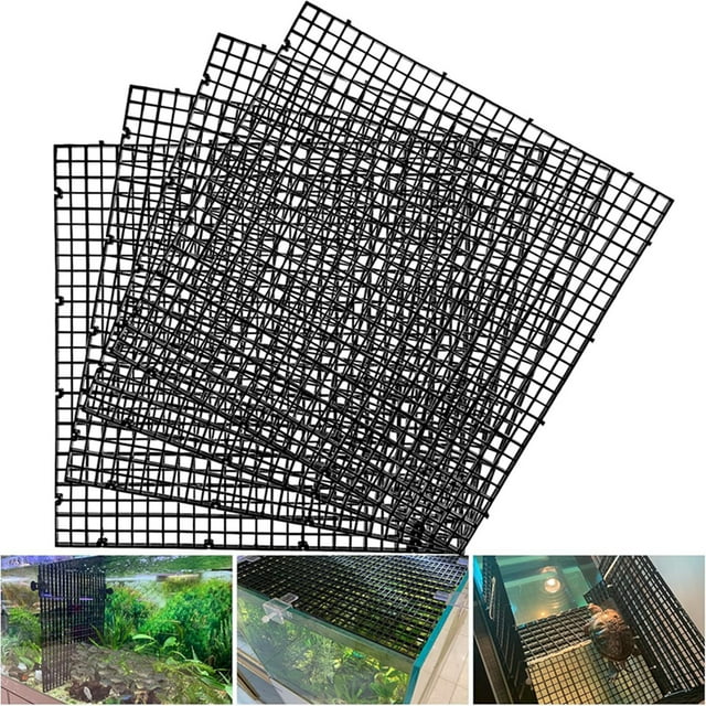 Adjustable Aquarium Fish Tank Divider Filter Bottom Plastic Grid Fish ...