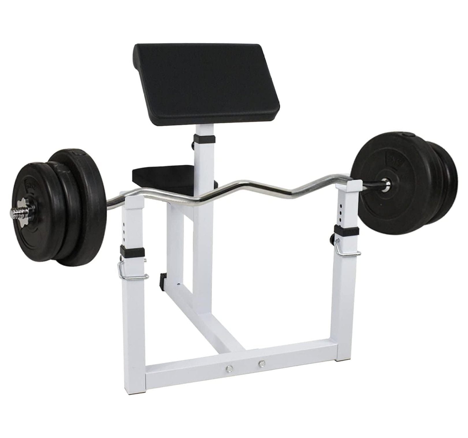 Adjustable Arm Preacher Bicep Strengh Seated Strenghthen Training ...