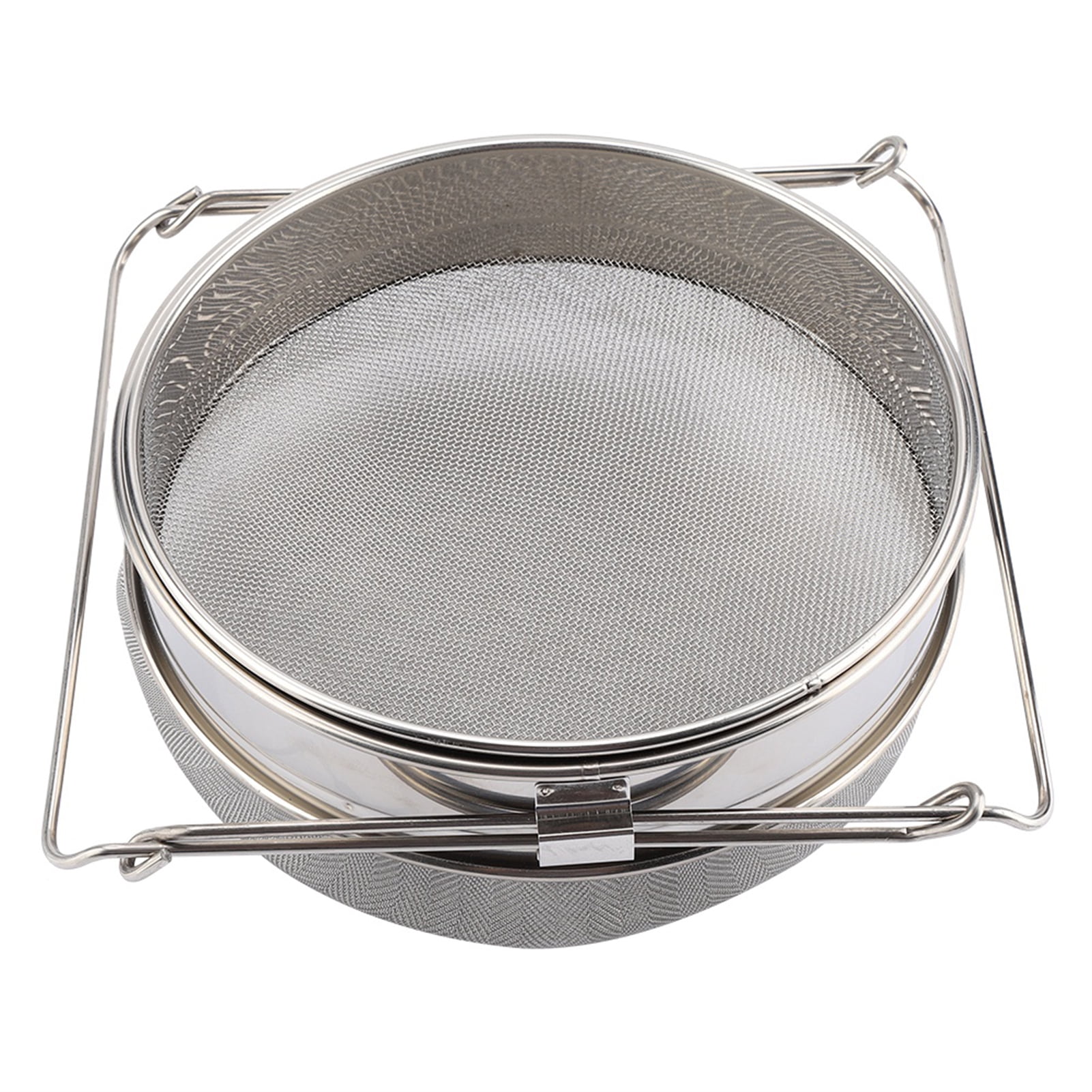 Adjustable Arms Double Layer Stainless Steel Honey Sieve Strainer ...
