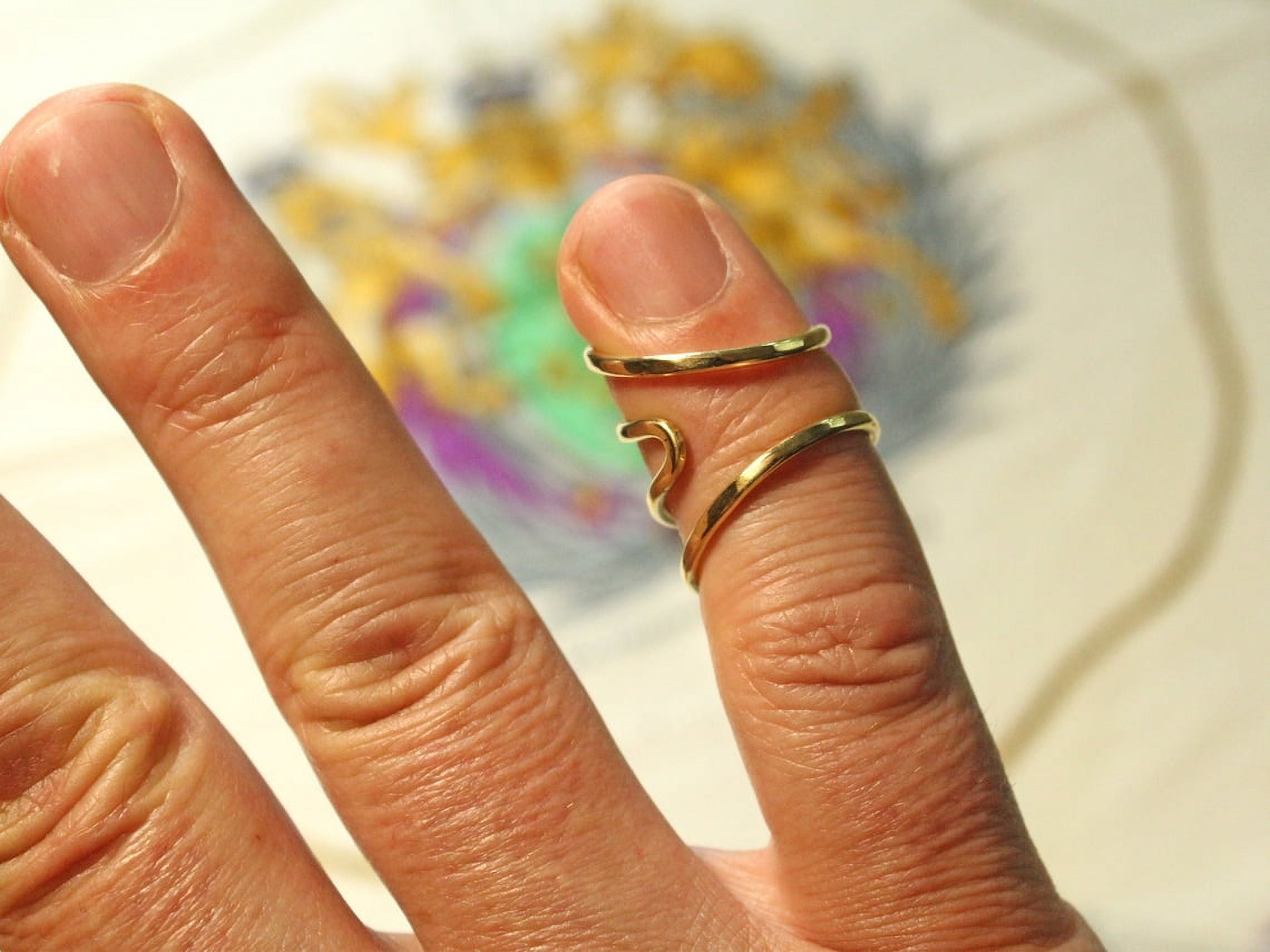 Adjustable Arthritis Finger Splint Ring – Mallet Finger, Boutonniere ...