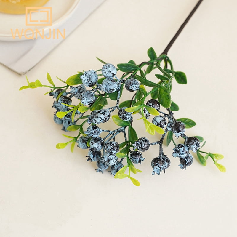 Adjustable Artificial Flower Fruit Berries Plants Decoration Christmas ...
