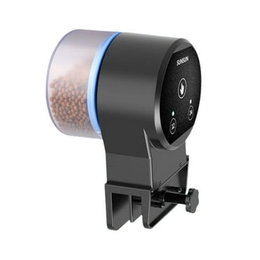 RUNACC Automatic Fish Feeder, Rechargeable Timer Feeder for Aquarium ...