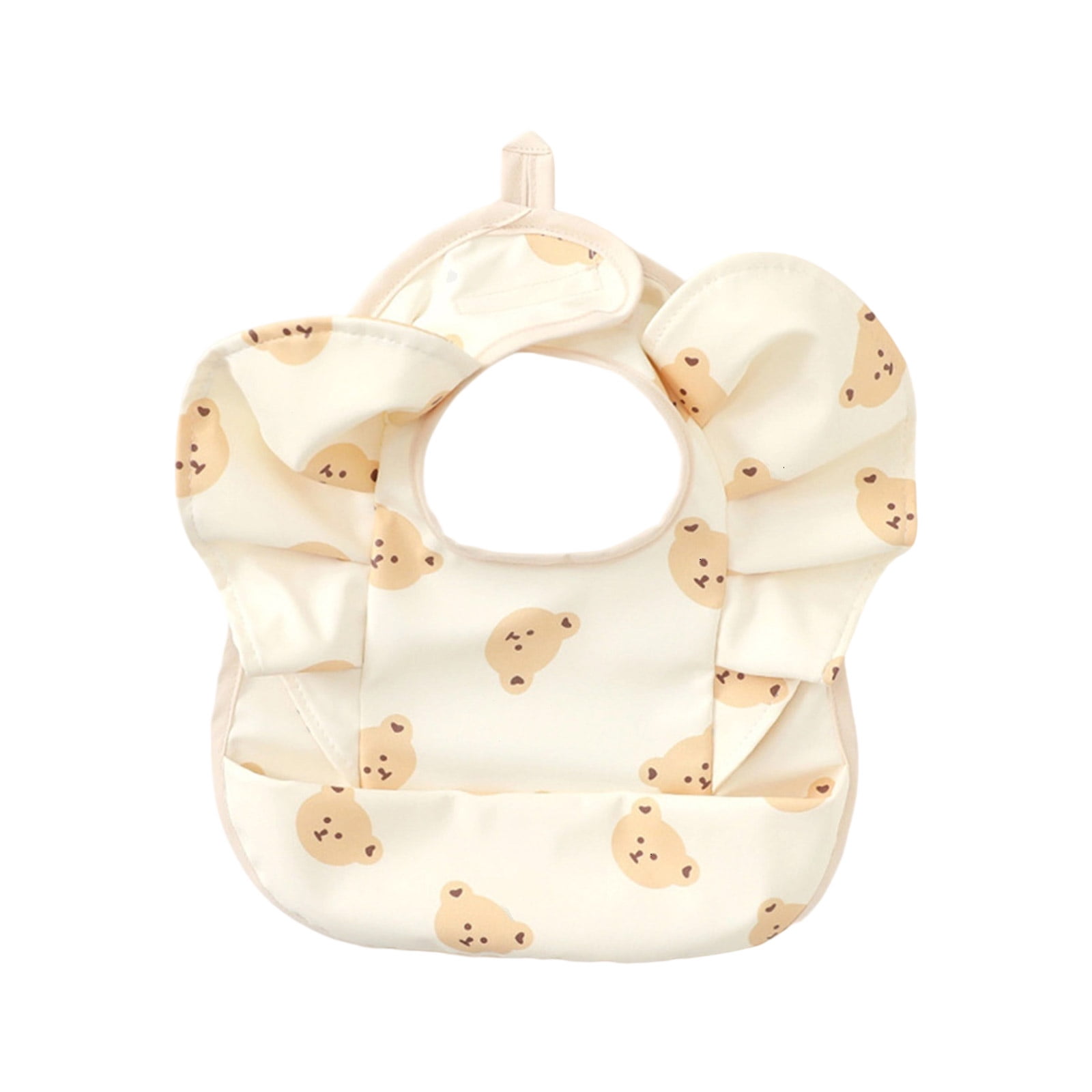 Adjustable Baby Feeding Bib Soft Lightweight Travel Friendly Winged ...