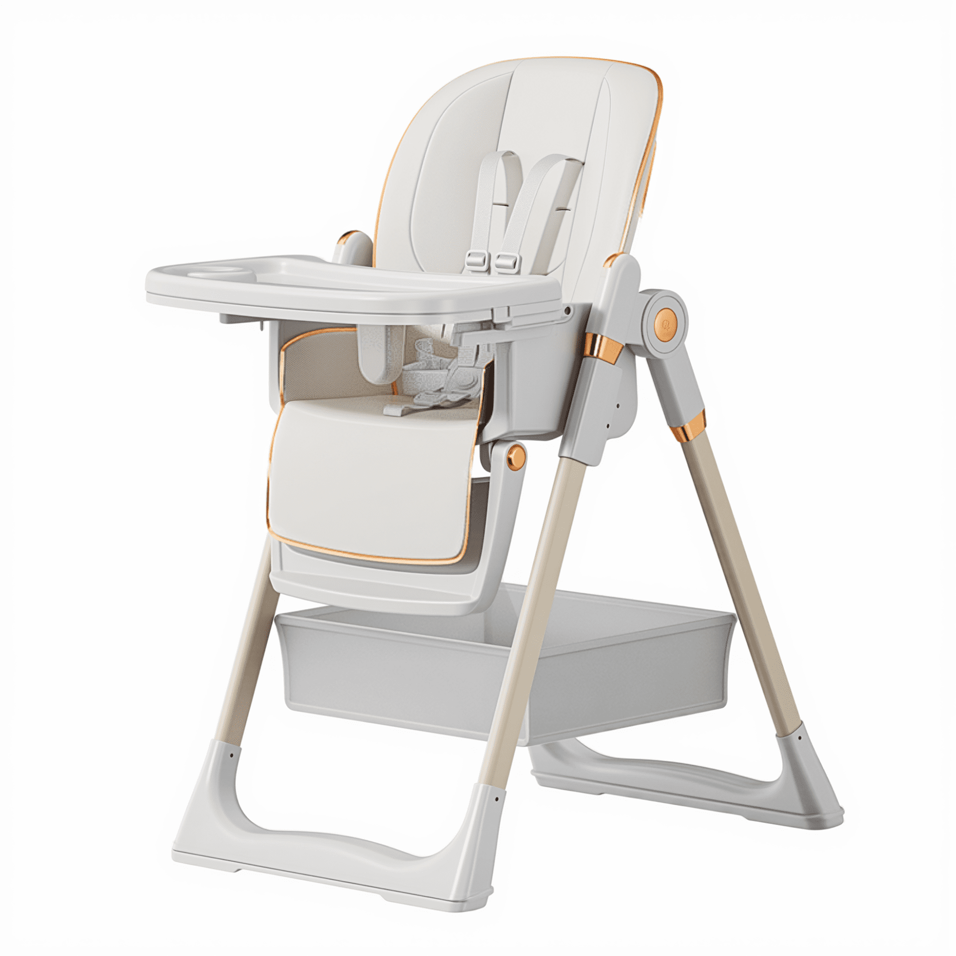 Adjustable Baby High Chair 0-6 Years - Portable Dining Seat with 5 ...