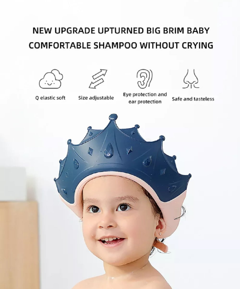 Adjustable Baby Shower Cap for Kids – Toddler Hair Washing Shield ...