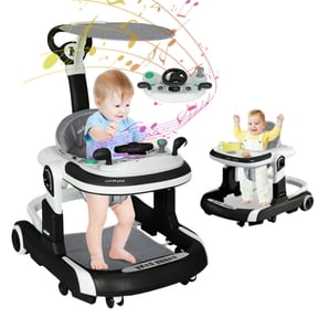 Disney Princess Baby Music & Lights Walker for Newborns, Happily Ever ...