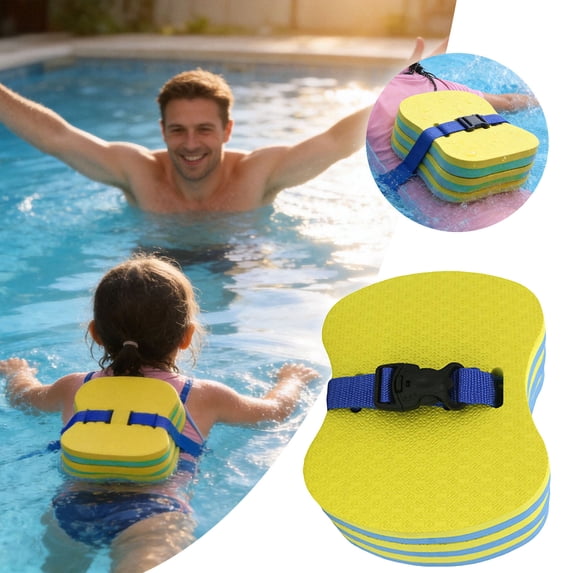Adjustable Back Float Swim Trainer Durable Buoyancy Aid With Safety ...