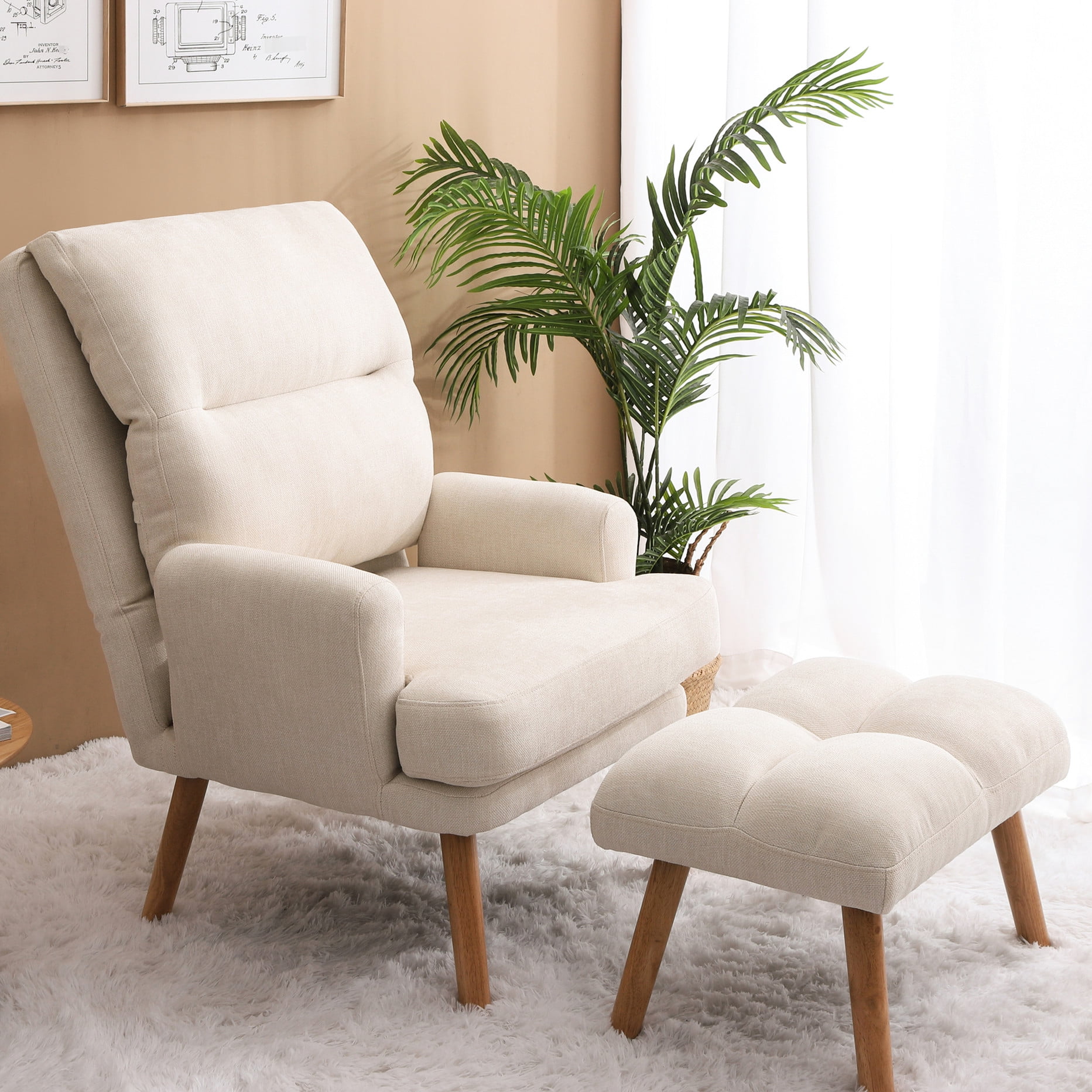 Adjustable Back from 90 - 180 Degrees | Use in Various Living Areas ...