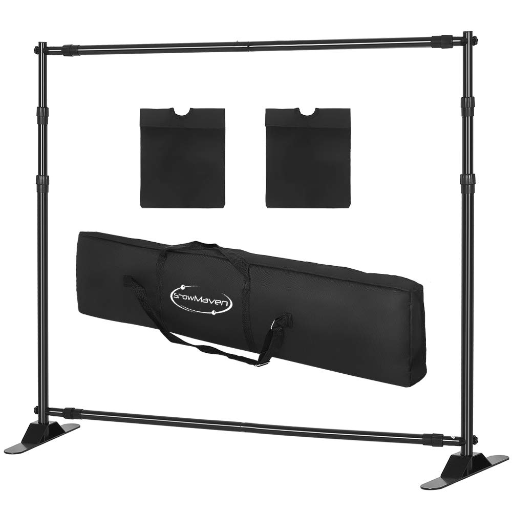 Adjustable Backdrop Stand 10x8 Feet Heavy Duty Photography Banner Stand ...