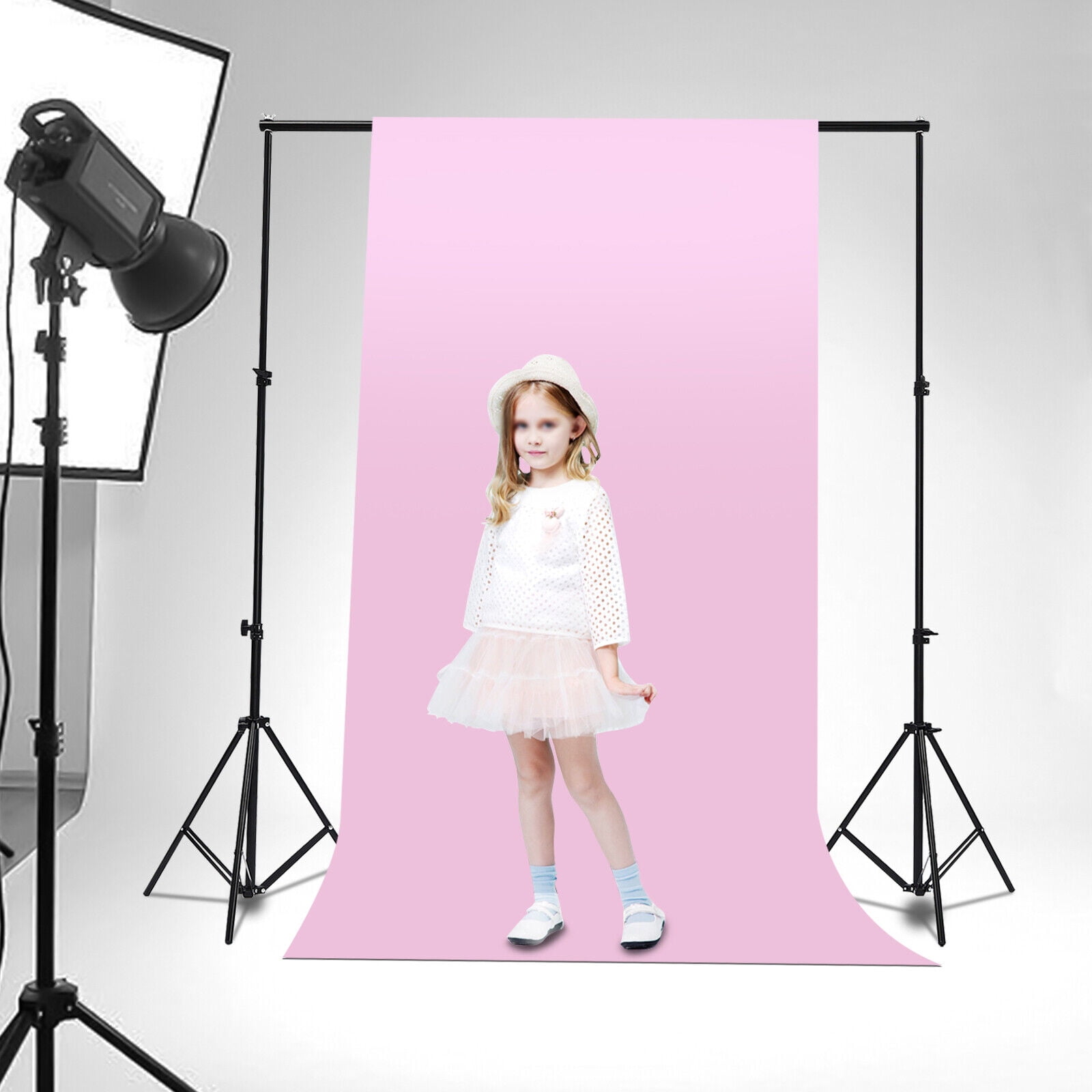 Adjustable Background Support Stand Photography Backdrop Crossbar Kit 9 ...