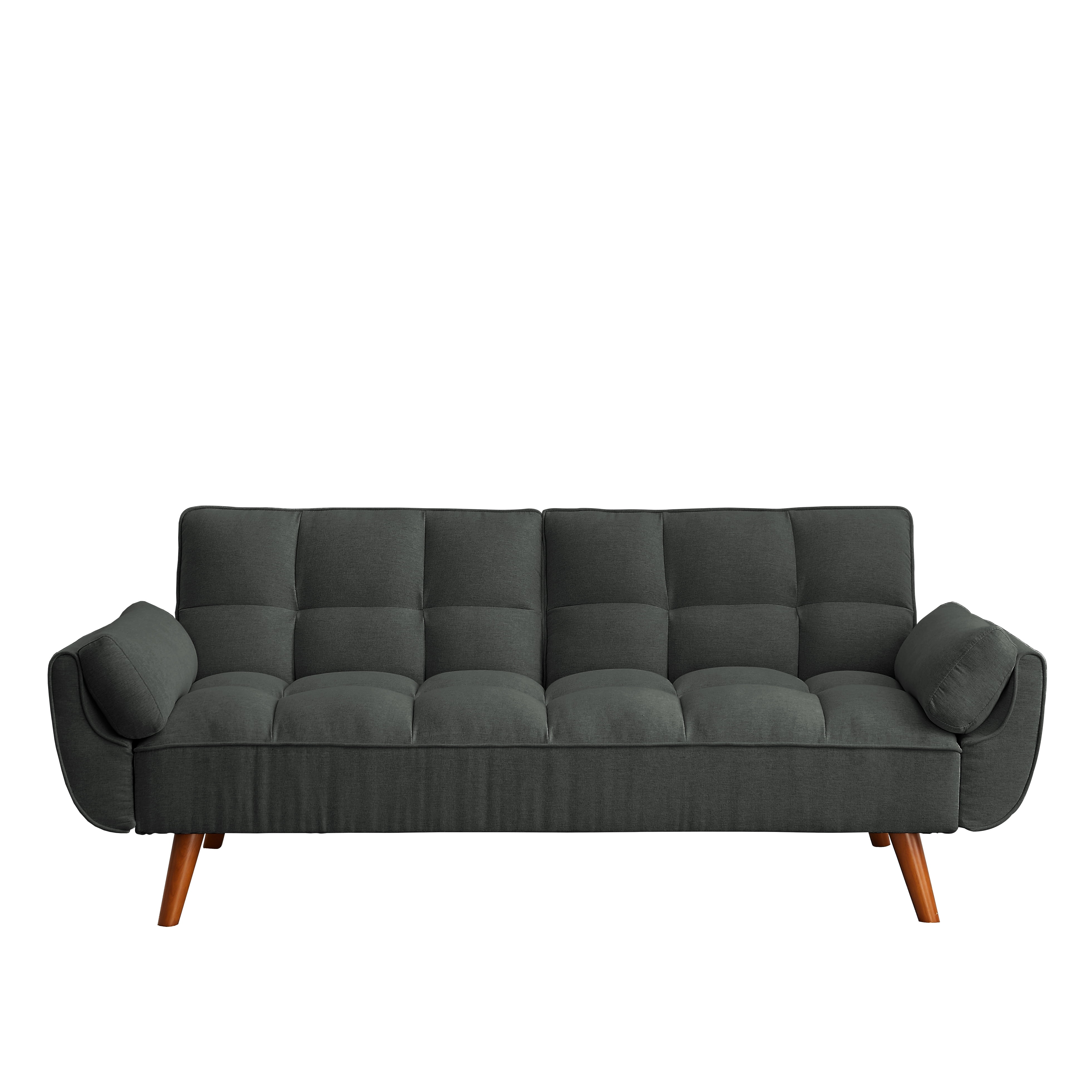 Modern Linen Sofa with Adjustable Backrest and Easy Assembly, Recliners ...