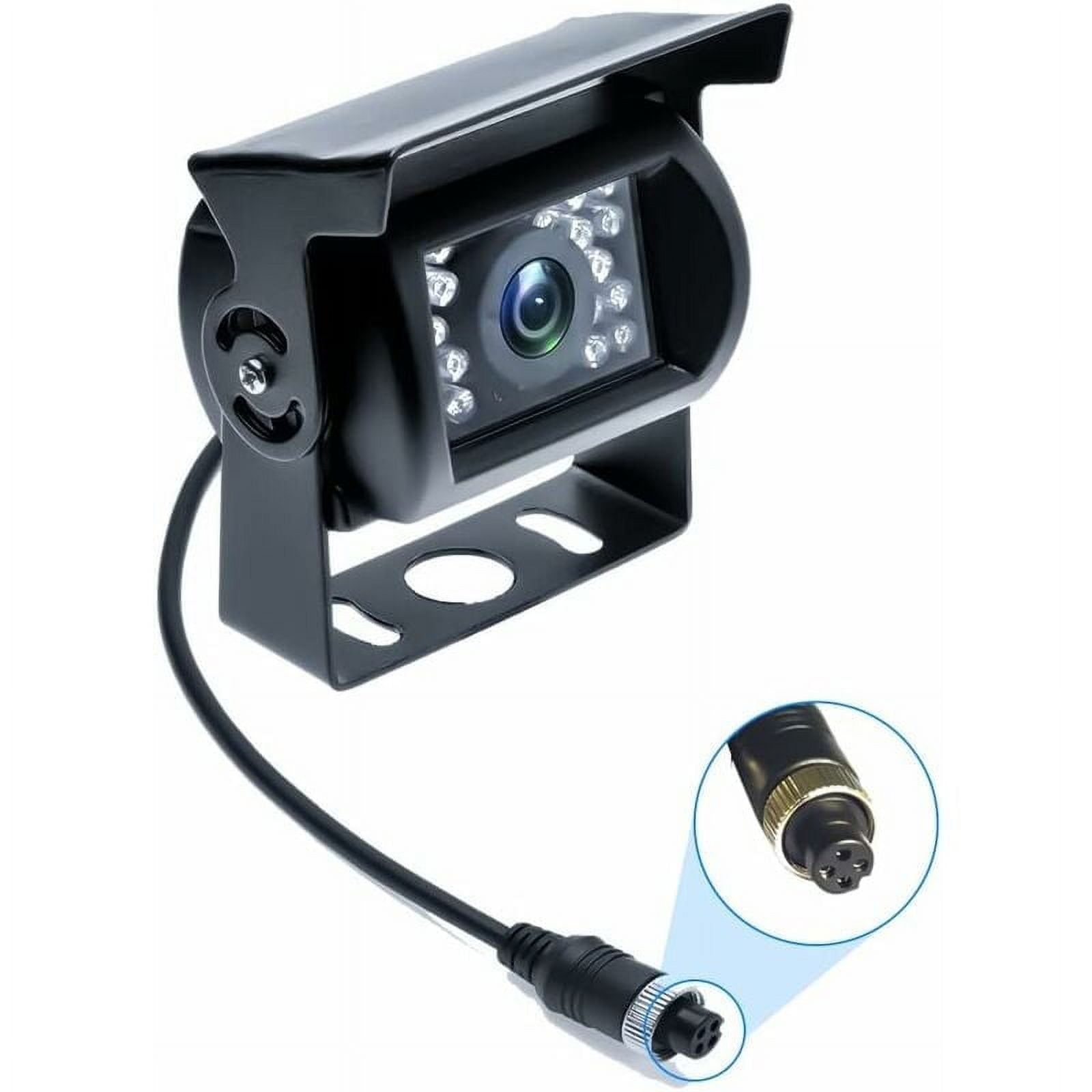 Adjustable Backup Camera, Heavy Duty 4 Pin Metal Frame with IP68 ...