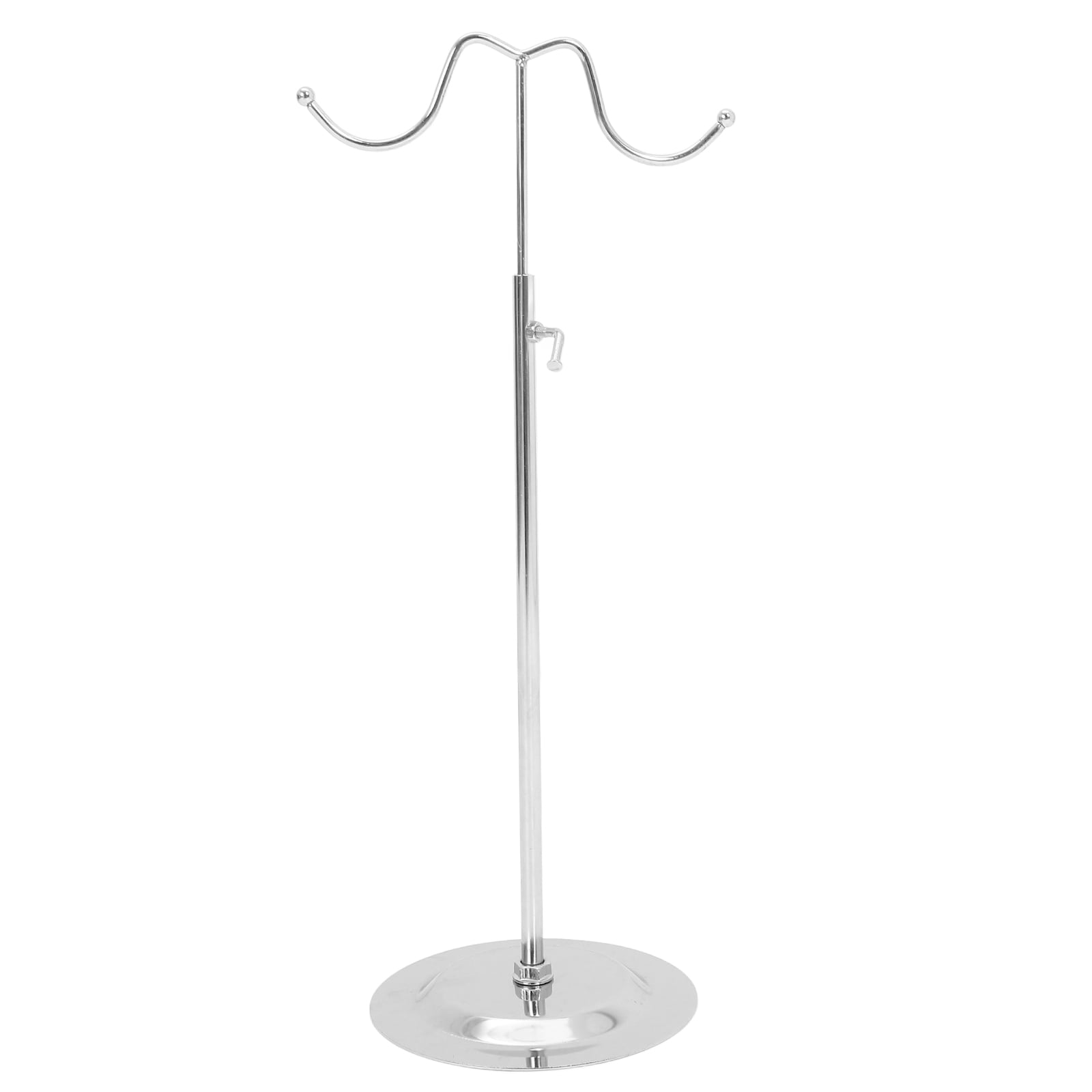 FONDOTIN Adjustable Stainless Steel Metal Bag Display Stand Organizer ...