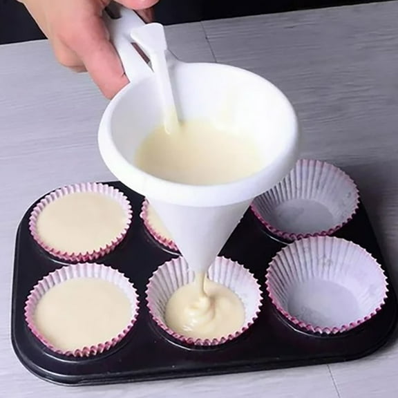 Pancake Batter Dispenser Pen Easy Squeeze Bottle Mess Free Baking Drip ...