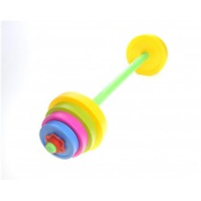 Adjustable Kids Weightlifting Barbell Toy - Gym Workout Fitness ...