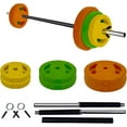 Adjustable Barbell Weight Set, Adjustable Free Weights for Home and Gym ...