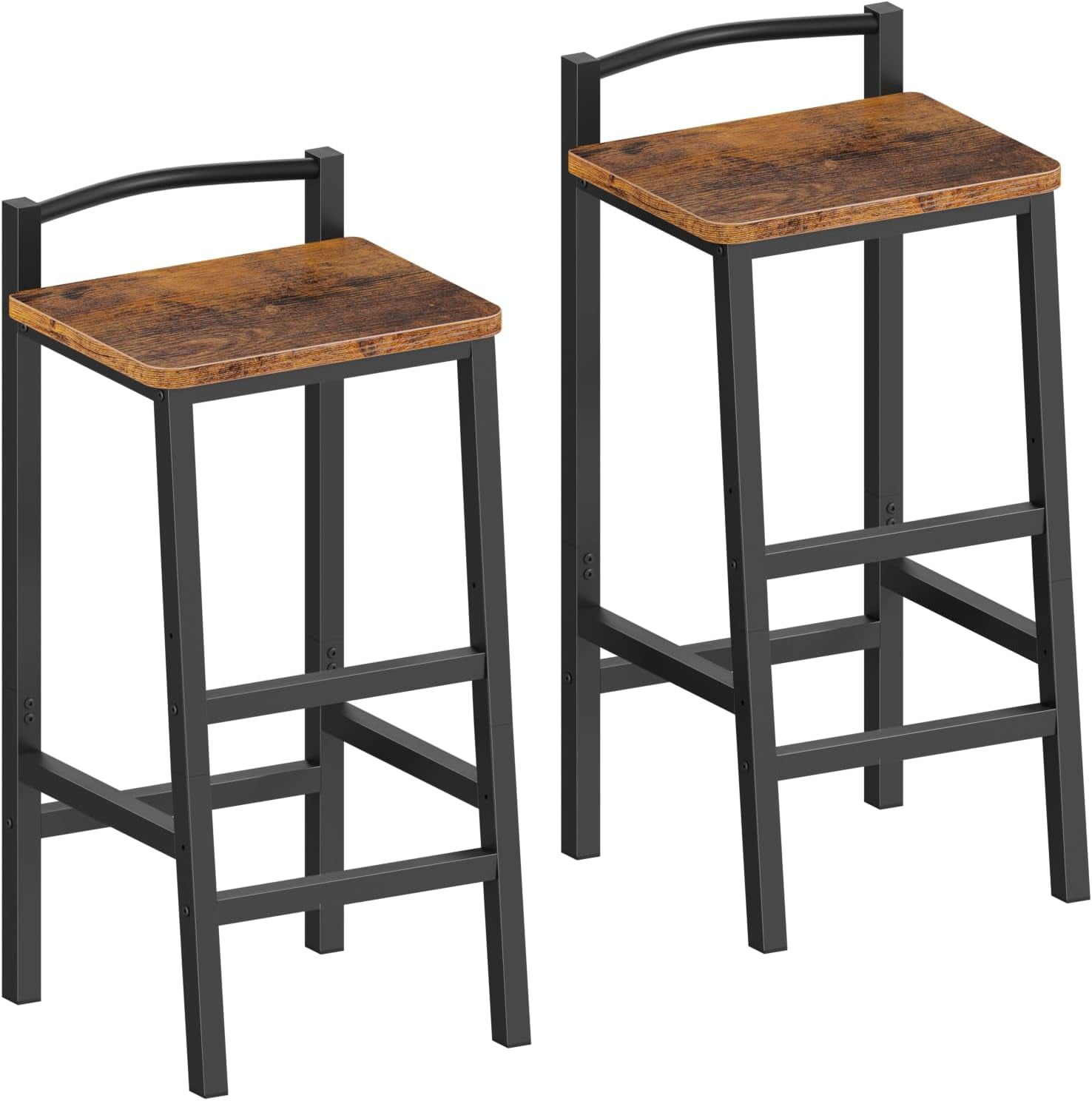 Adjustable Barstools, Bar Stools Set of 2, 24" Counter Height Stools ...