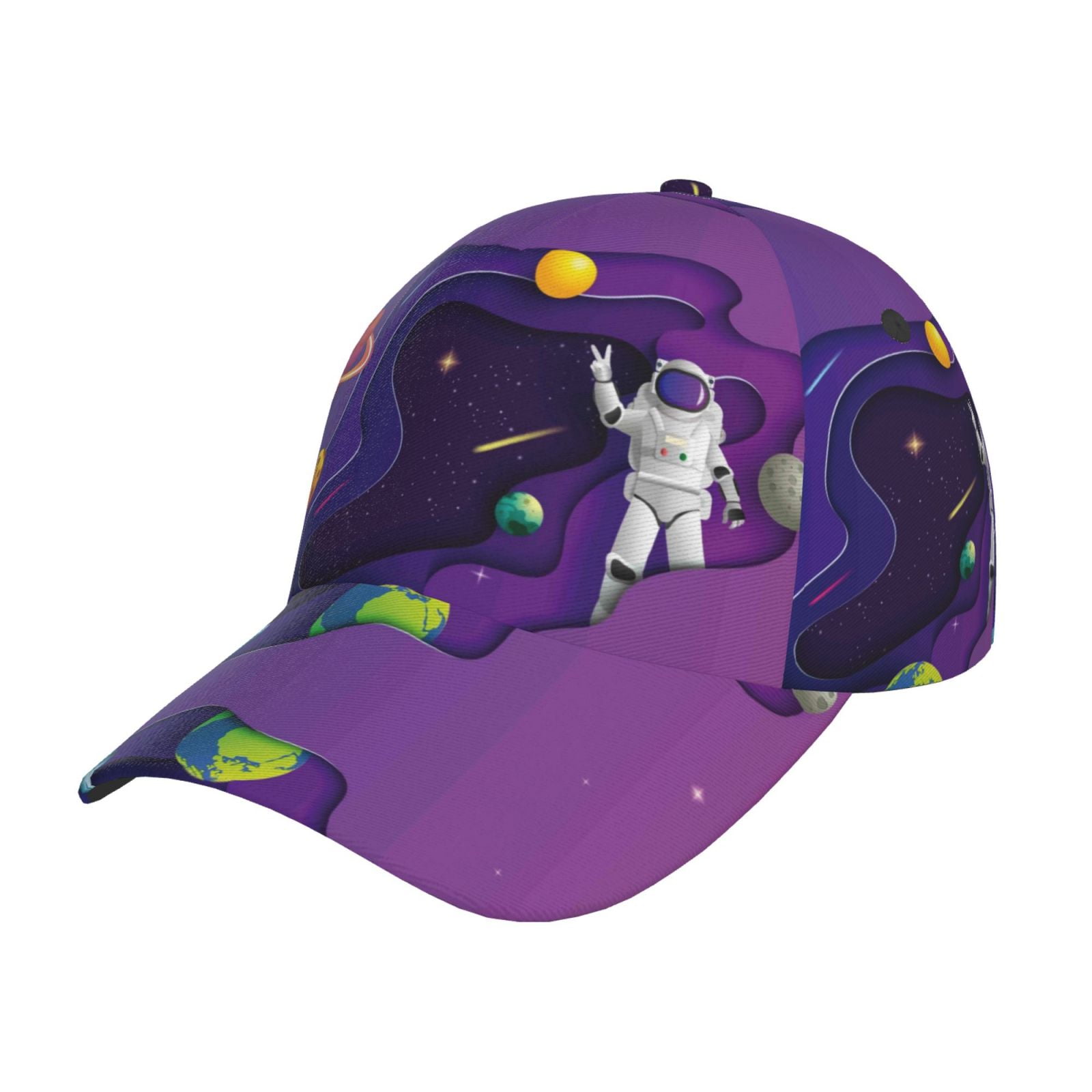 Adjustable Baseball Cap Astronaut on Mission in Outer Space Hats for ...